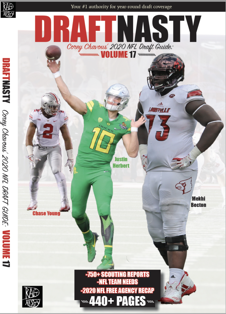 Corey Chavous' 2020 NFL Draft guide/Free Agency Recap (HARD COPY ...