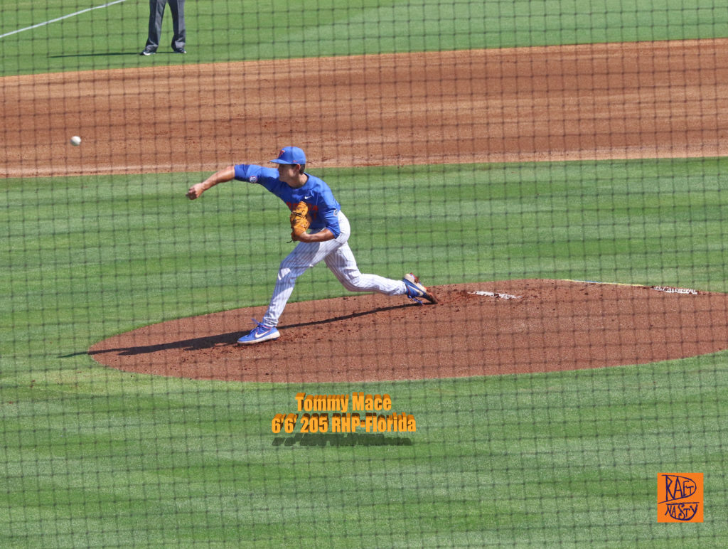 Tommy Mace 6'6 205 RHP-Florida: 2021 MLB Draft - Draftnasty Magazine
